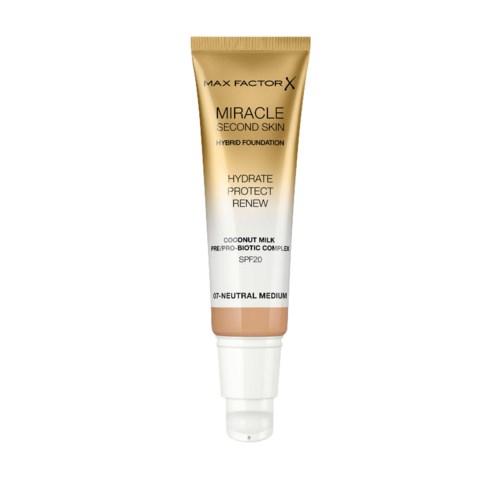 Max Factor Miracle Touch Miracle Second Skin Foundation 007 Neutral ...