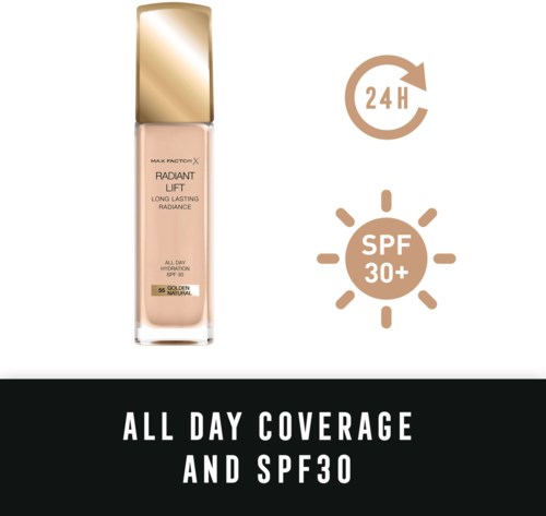 Max Factor Radiant Lift Foundation 55 Golden Natural | lyko.com