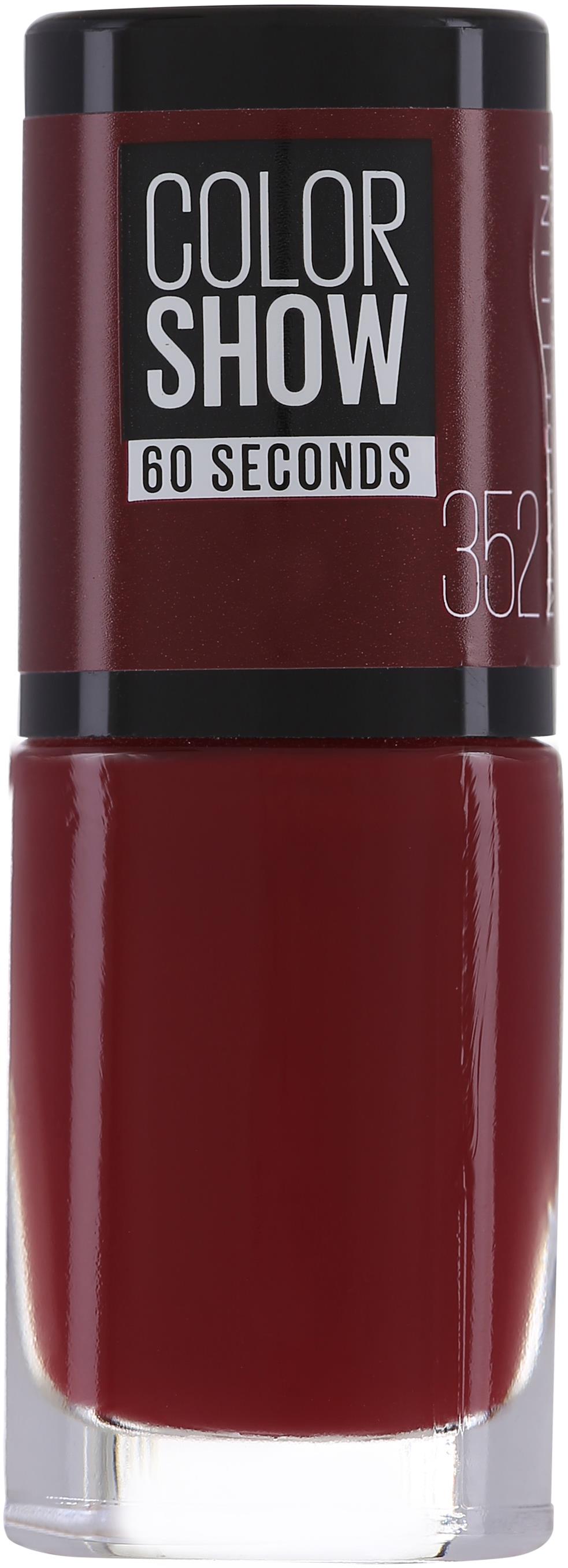 Maybelline New York Maybelline Nagellack Color Show 352 Downtown Red ...