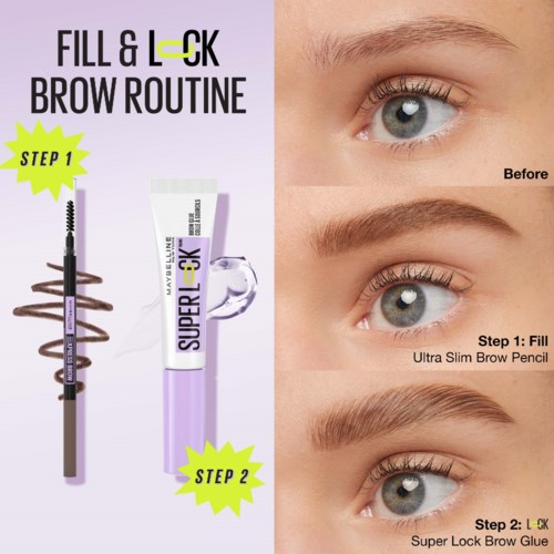Maybelline New York Express Brow Ultra Slim 4,5 Ash Brown | lyko.com