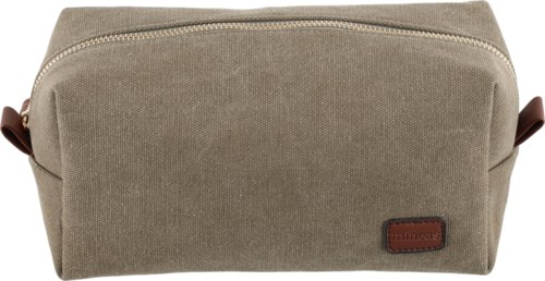 Mineas Cosmetic Bag Canvas Green | lyko.com