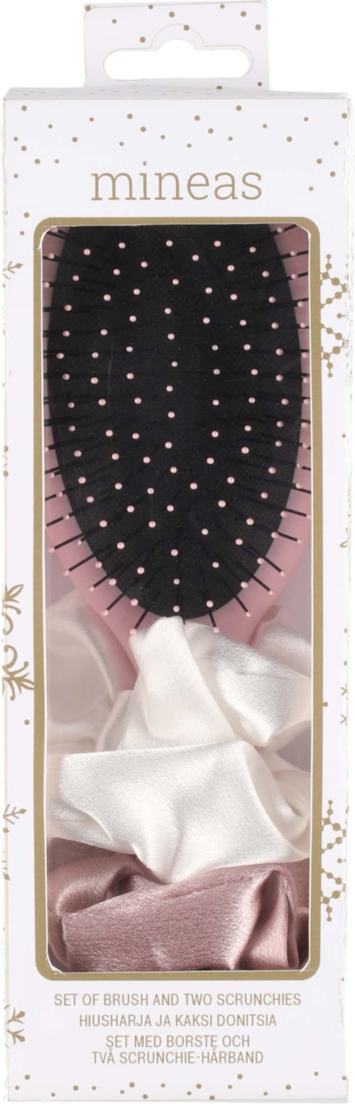 Mineas Gift Set Brush And 2 Scrunchies | lyko.com