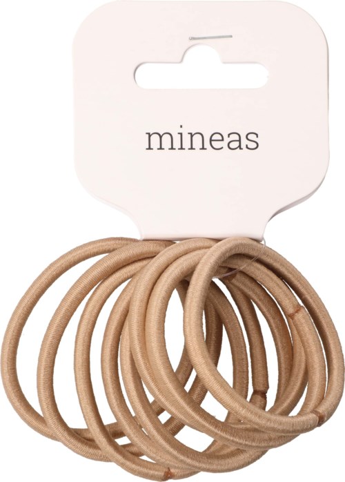 Mineas Hair Band Basic 8 pcs Beige | lyko.com