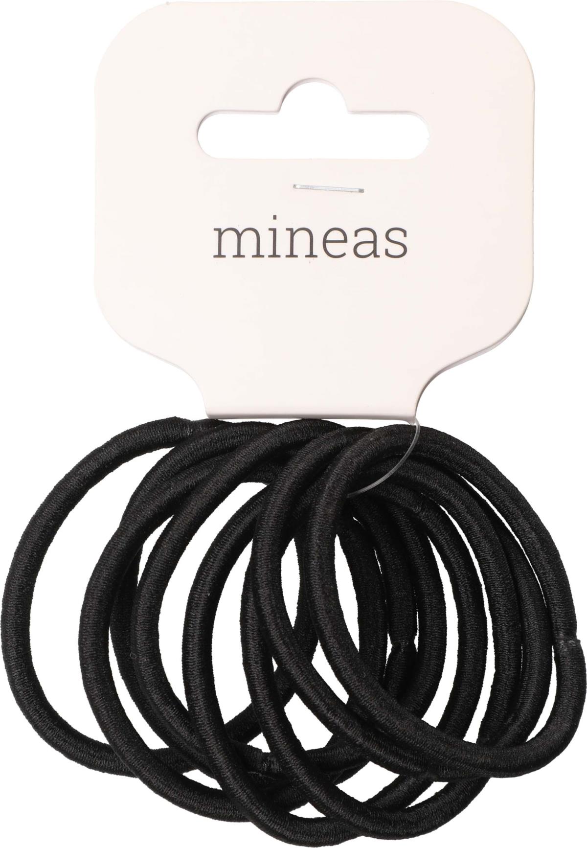 Mineas Hair Band Basic 8 pcs Black | lyko.com