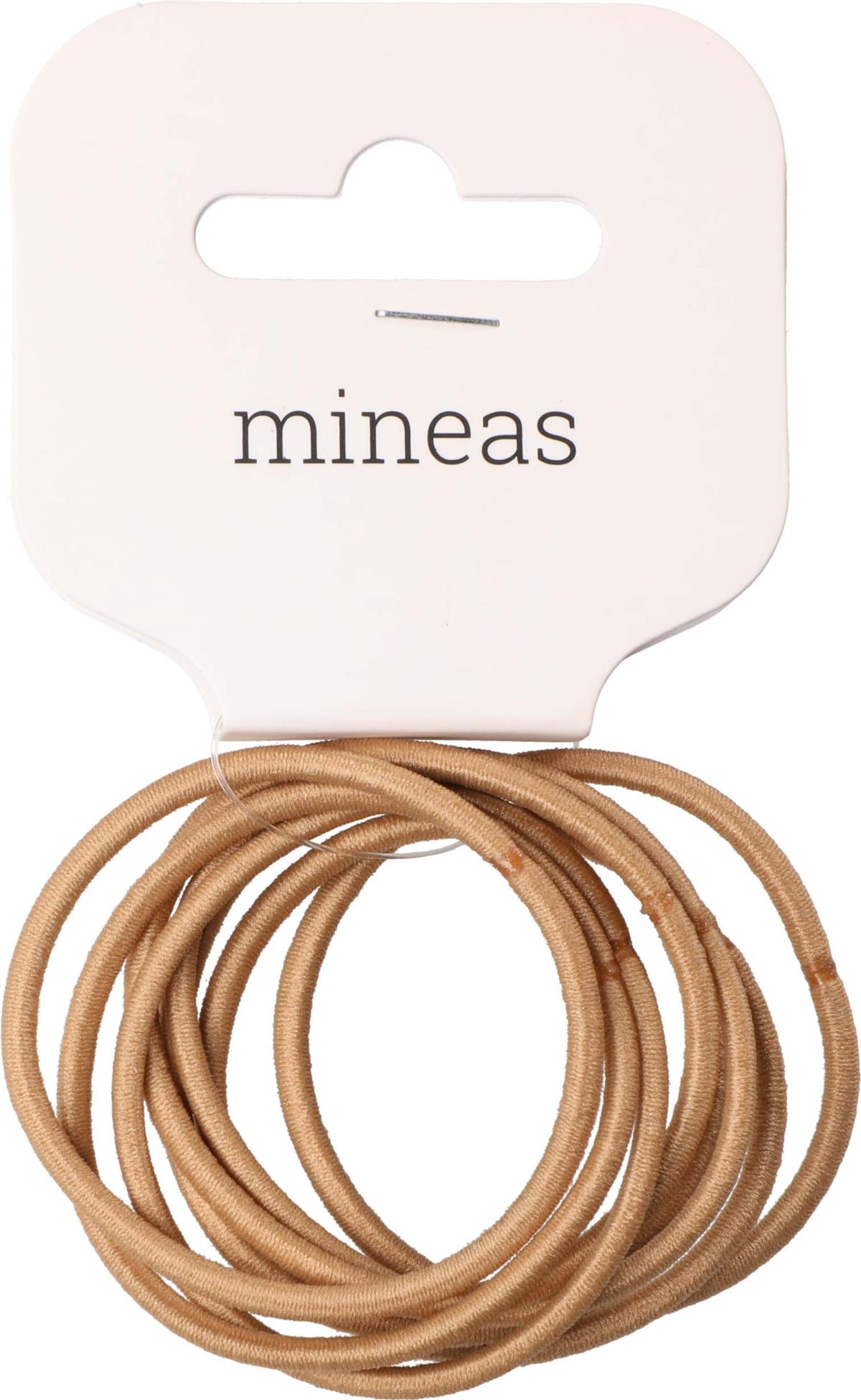Mineas Hair Band Basic Thin 8 pcs Beige | lyko.com