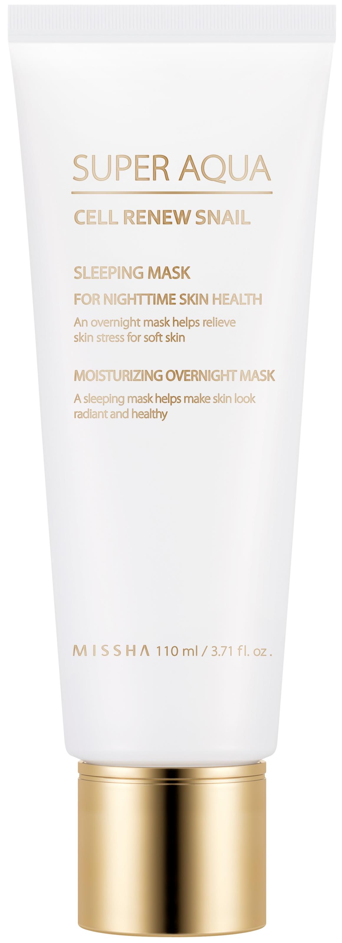 MISSHA Super Aqua Cell Renew Snail Sleeping Mask 110 ml | lyko.com
