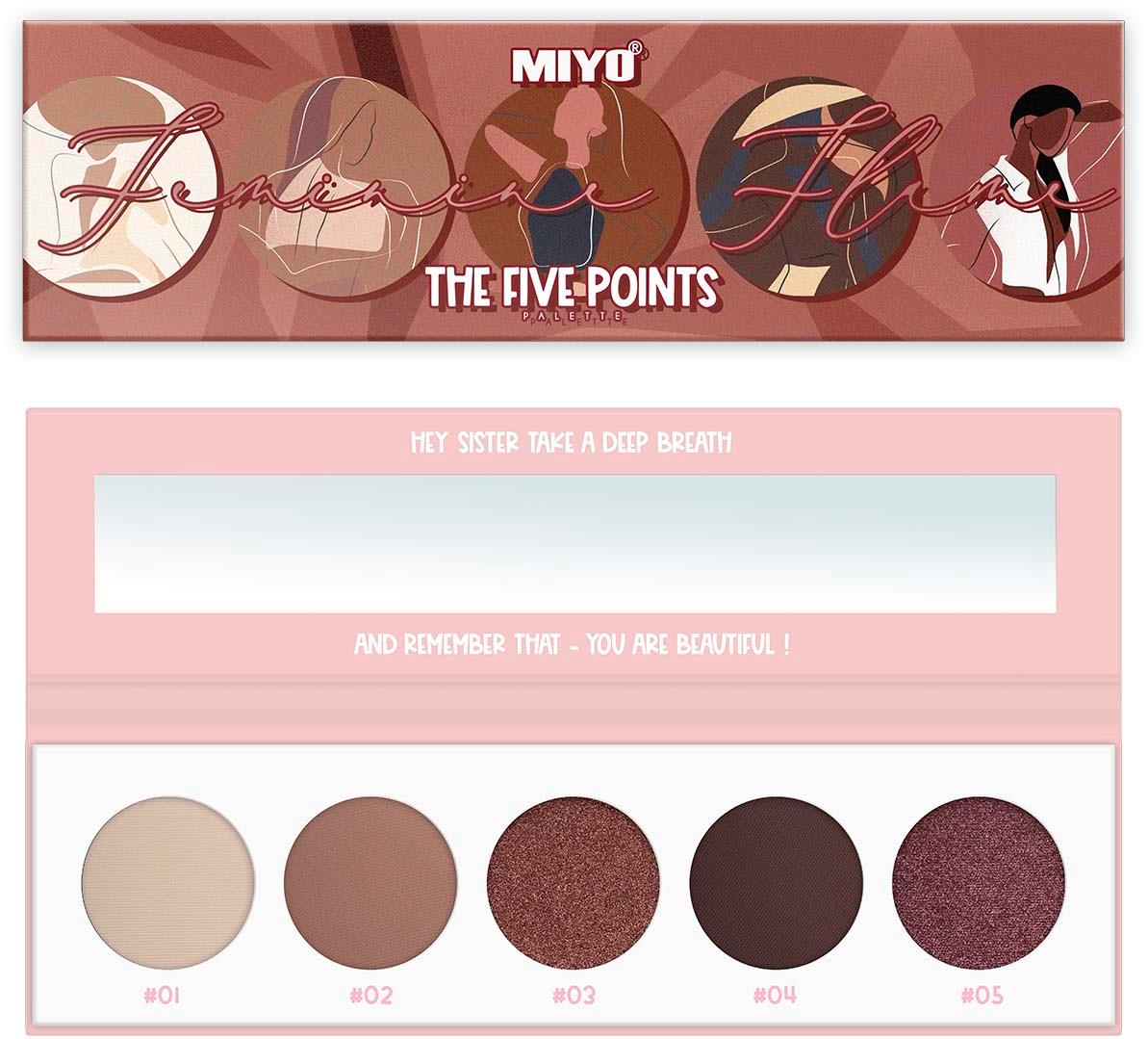 MIYO Five Points Paletts Eyeshadows 11 Feminine Flame | lyko.com