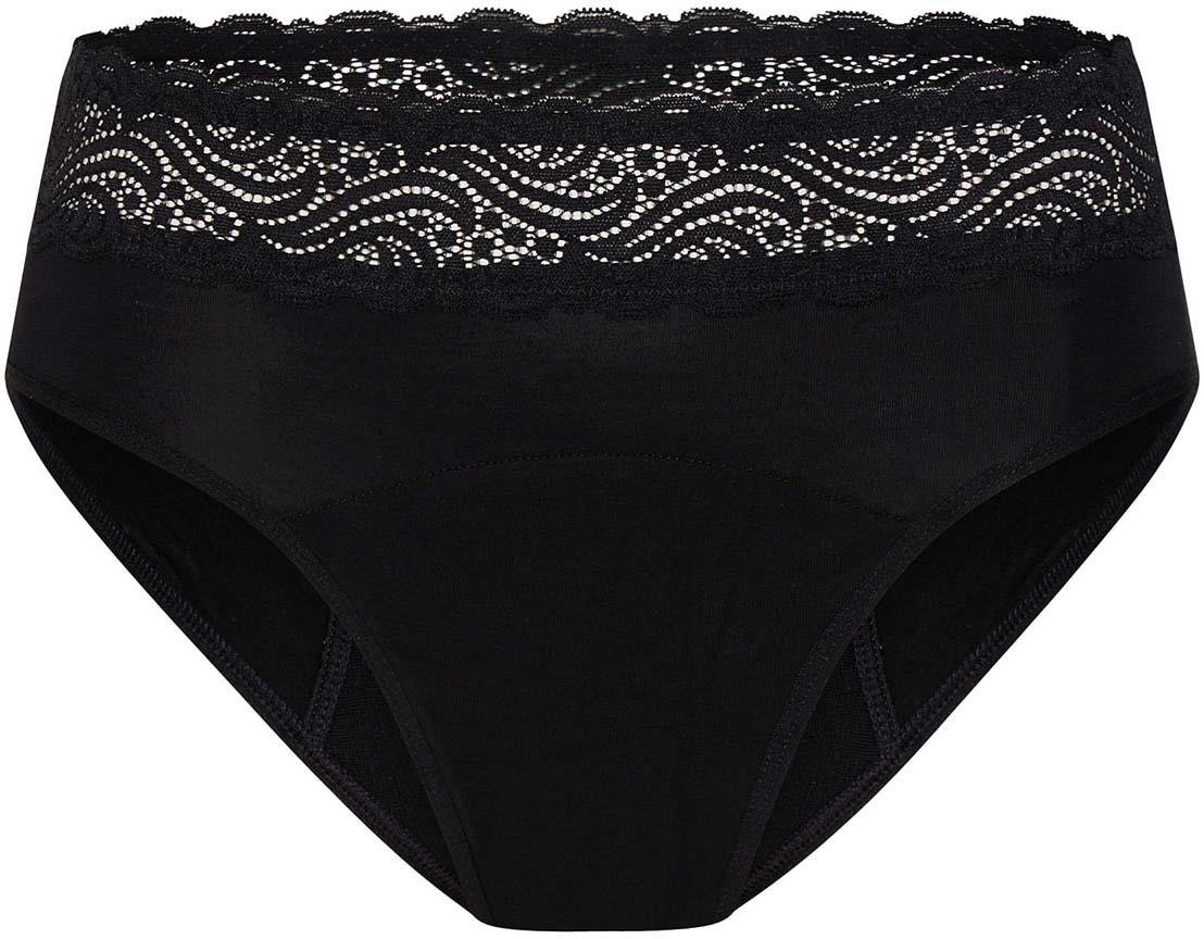 Modibodi Sensual Hi Waist Bikini Heavy-Overnight Black 14 L | lyko.com