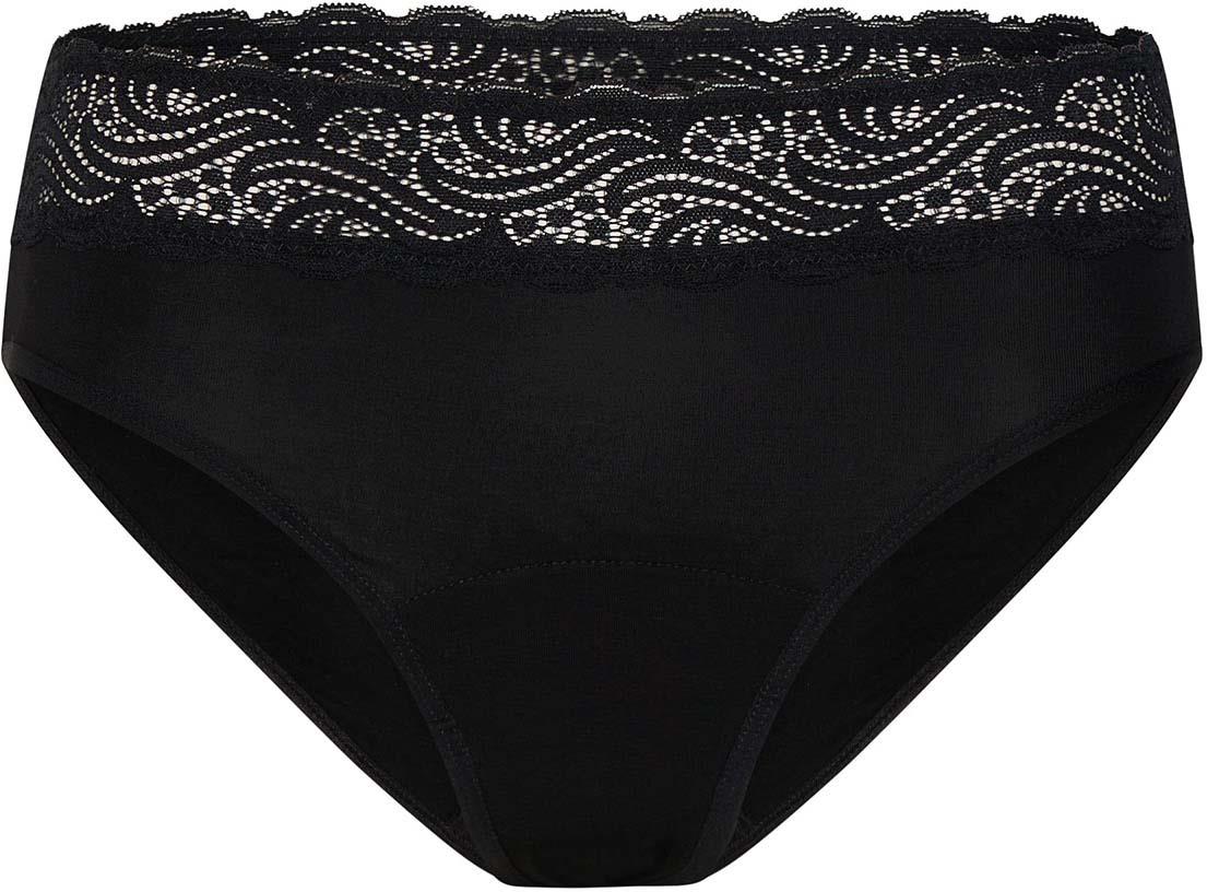 Modibodi Sensual Hi Waist Bikini Moderate-Heavy Black 10 S | lyko.com