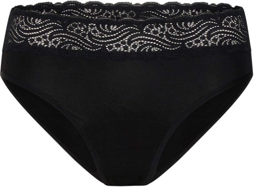 Modibodi Sensual Hi Waist Bikini Moderate-Heavy Black 12 M | lyko.com