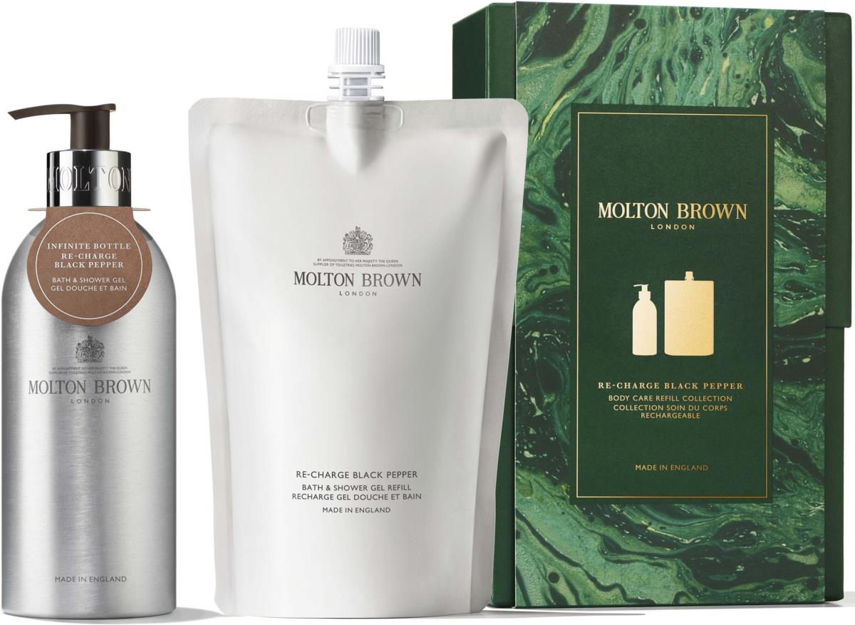Molton Brown Re-charge Black Pepper Body Care Refill Gift Set | lyko.com