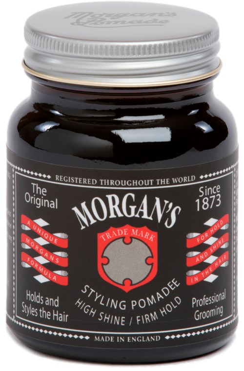 Morgan's Pomade Styling Pomade Black Label - High Shine Firm Hold ...