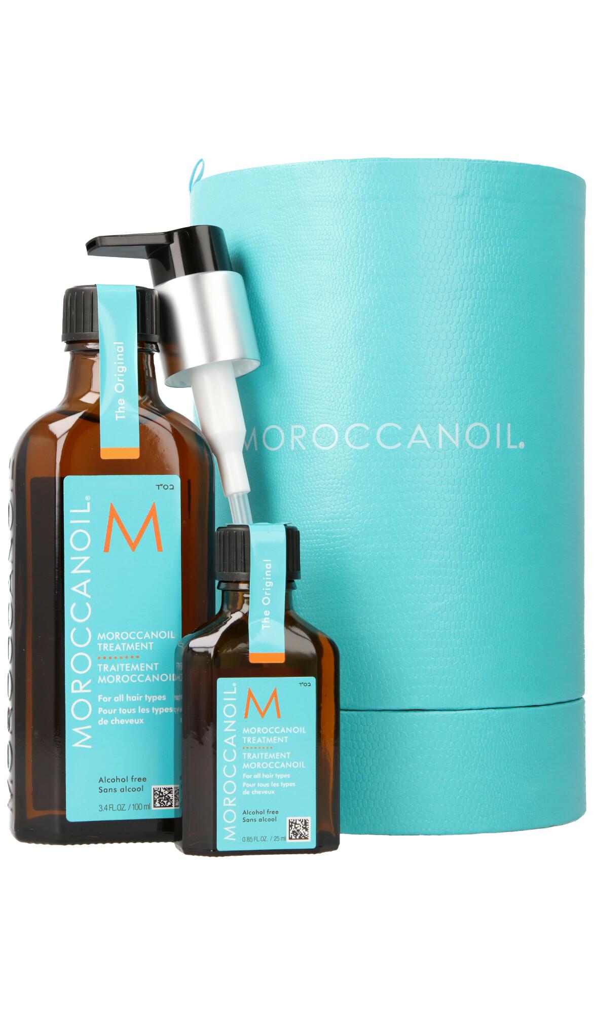 Moroccanoil M-oil Cylinder Original Blue | lyko.com