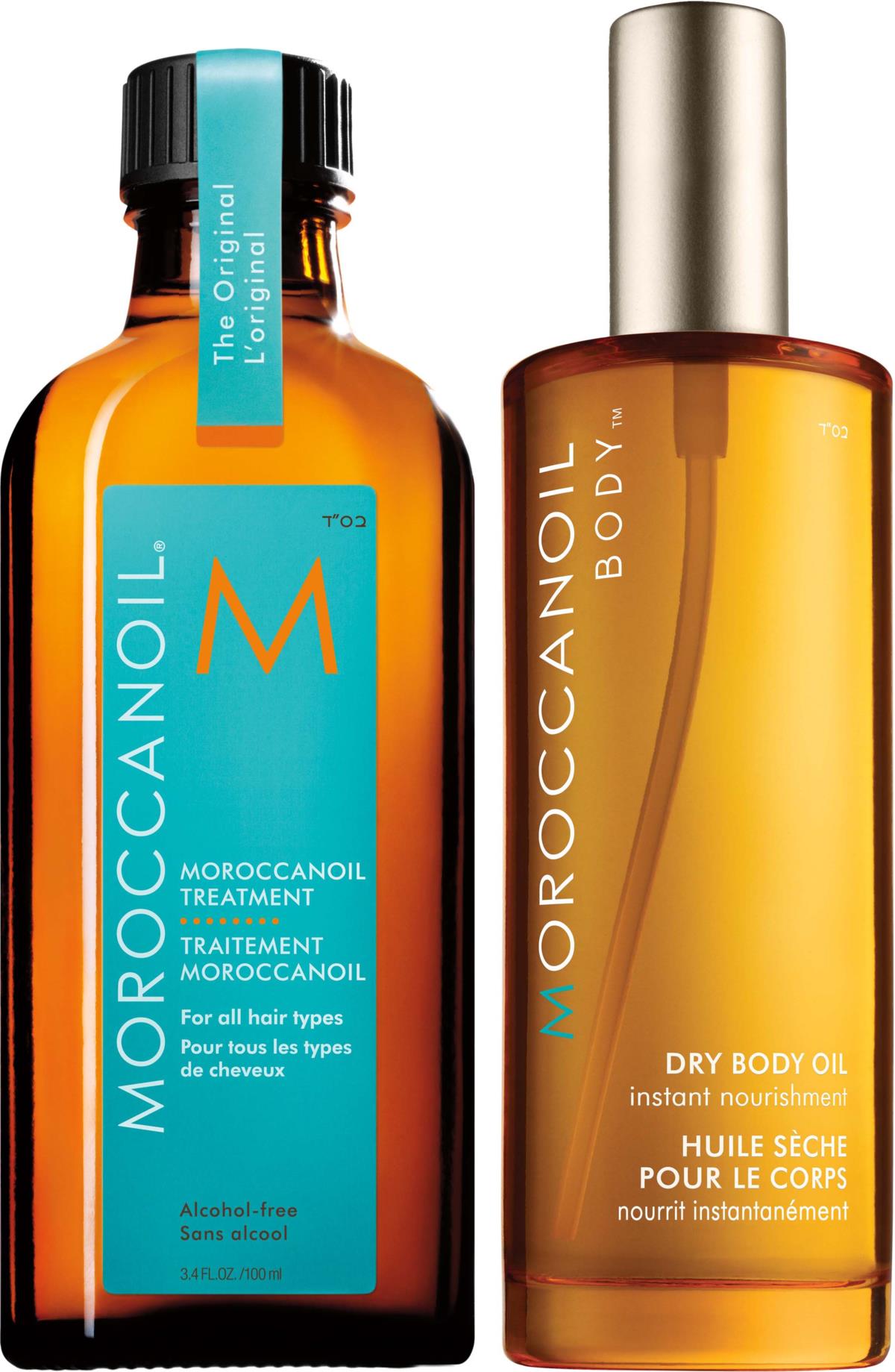 Moroccanoil Bundle Treatment Oil 100 ml & Dry Body Oil 100 ml | lyko.com