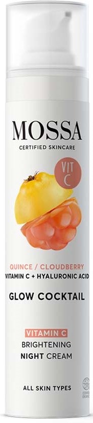 Mossa Glow Cocktail Glow Cocktail Vitamin C Brightening Night Cream 50 ...