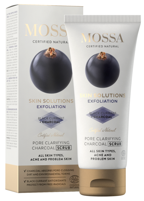 Mossa Skin Solutions Charcoal scrub 60 ml | lyko.com