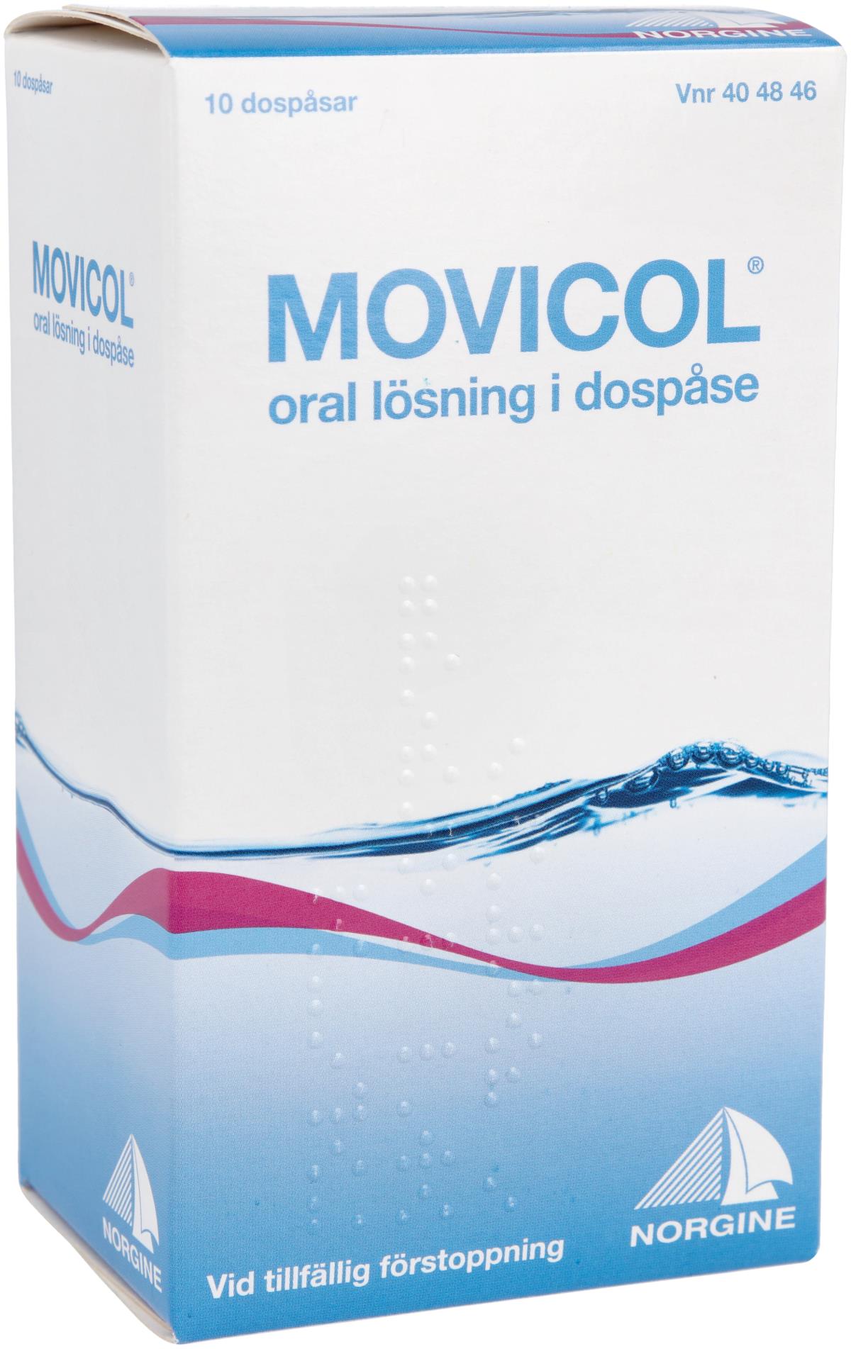MOVICOL Oral Lösning dospåsar 10 st | lyko.com
