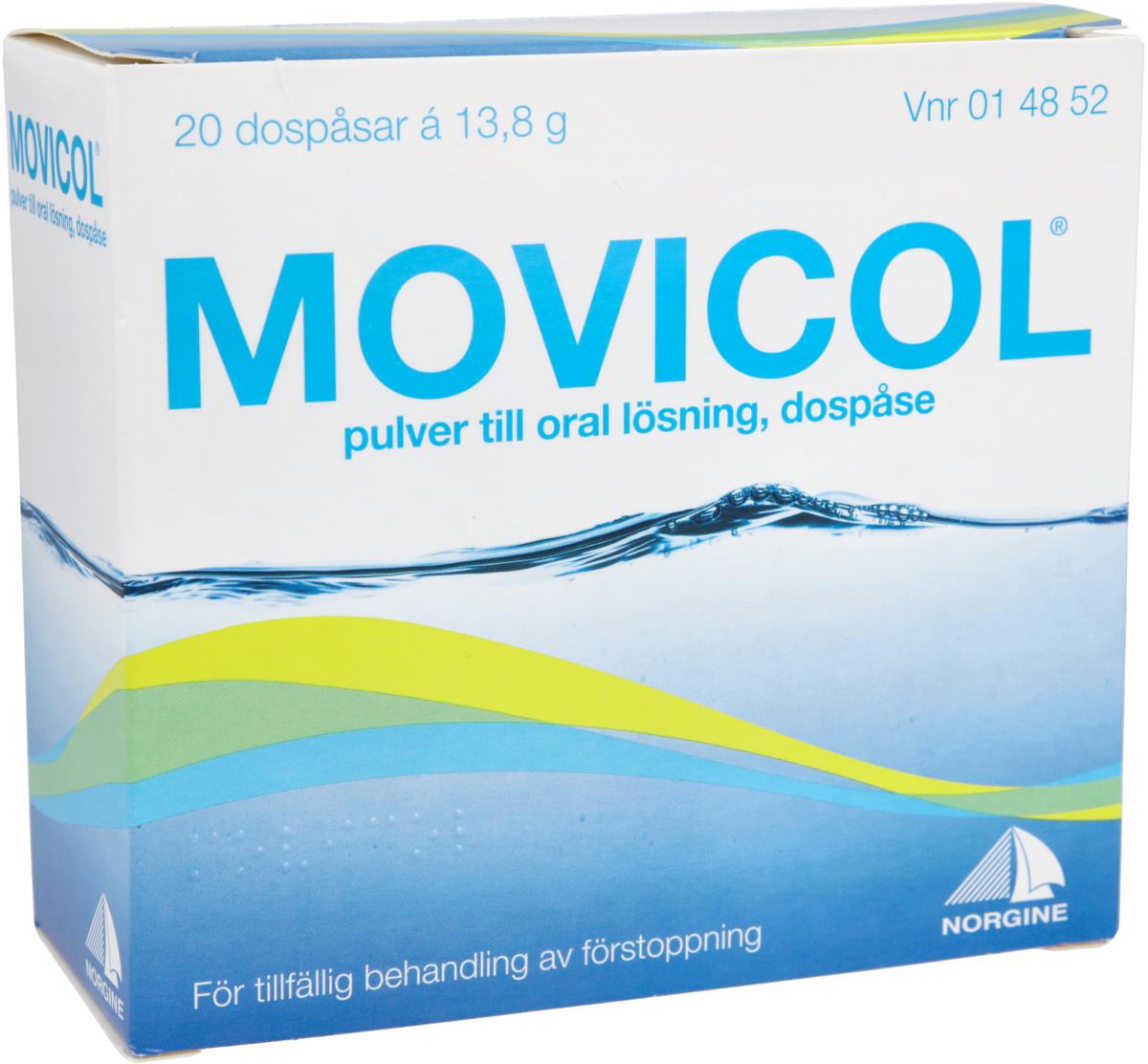 MOVICOL Pulver Oral lösning dospåsar 20 st | lyko.com