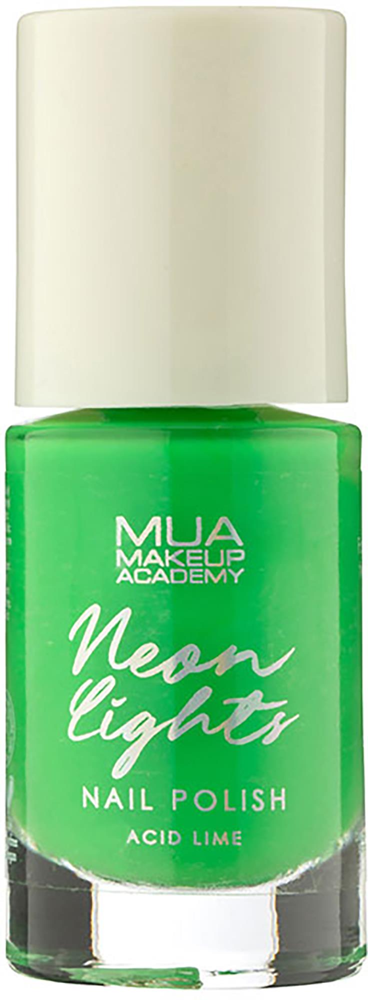 MUA Makeup Academy Neon Lights Longwear Nail Polish Acid Lime | lyko.com