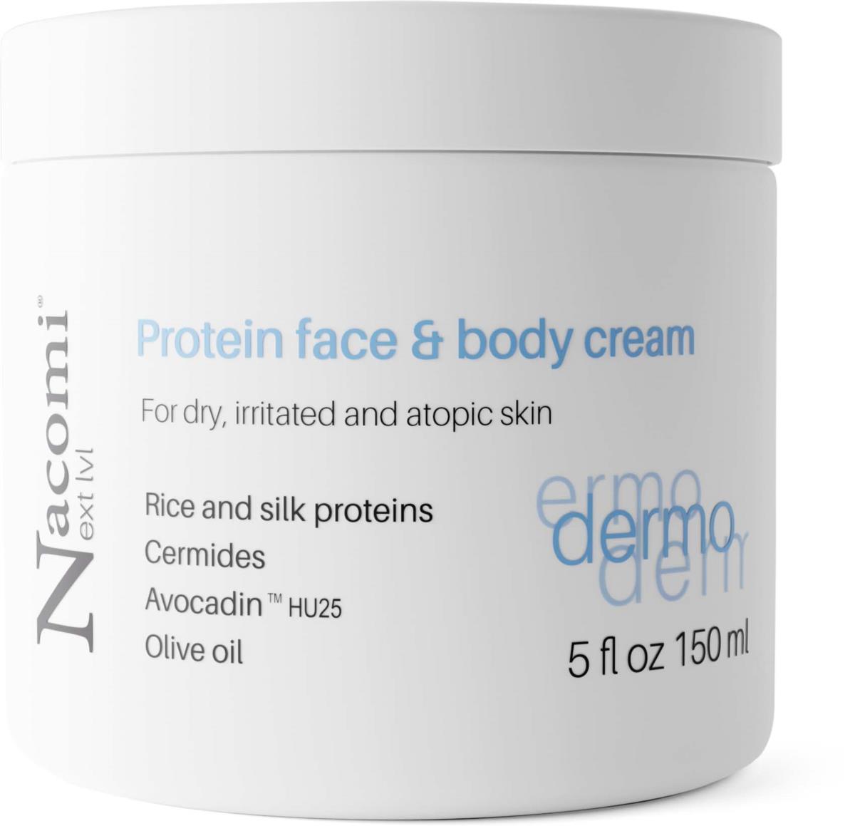 Nacomi Next Level Dermo Protein Face & Body Cream 150 ml | lyko.com