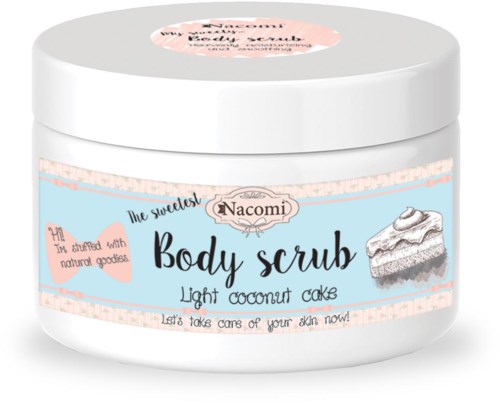 Nacomi Next Level Body Scrub - Light Coconut Cake 200 g | lyko.com