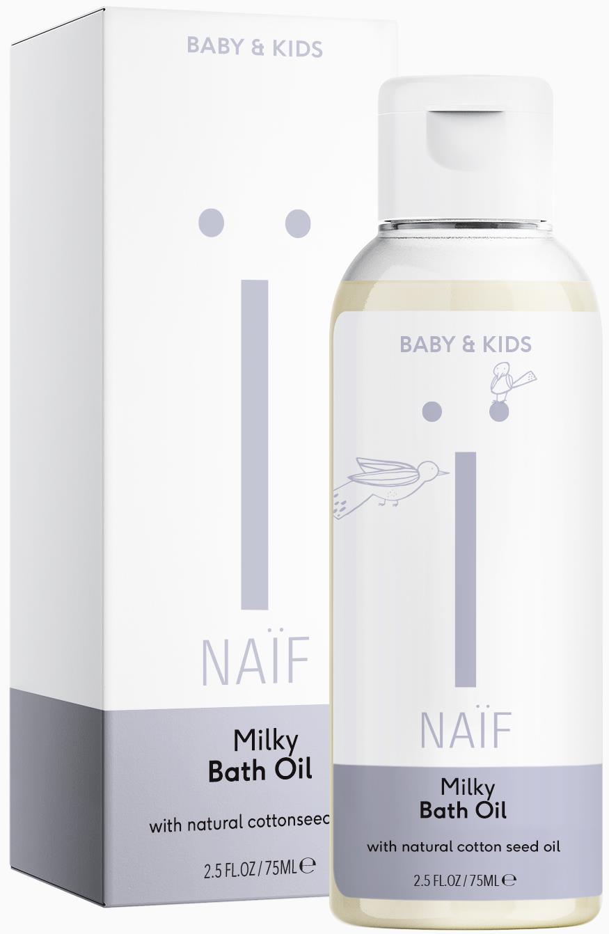 NAÏF Baby & Kids Milky Bath Oil 100 ml | lyko.com NAÏF Baby & Kids Milky Bath Oil 100 ml | lyko.com