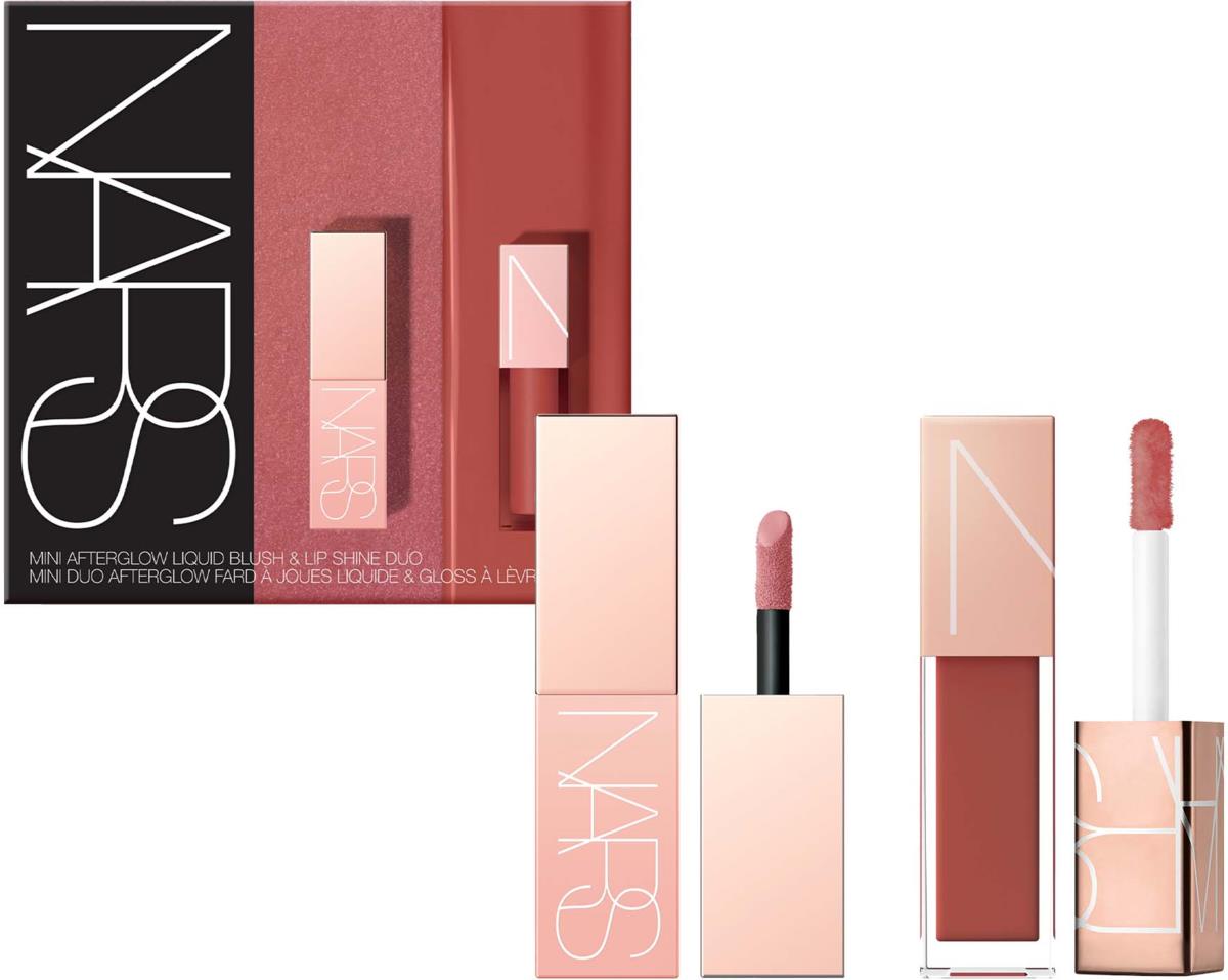 NARS Mini Afterglow Lipstick & Lip Shine Set 1 Dolce Vita & Aragon ...