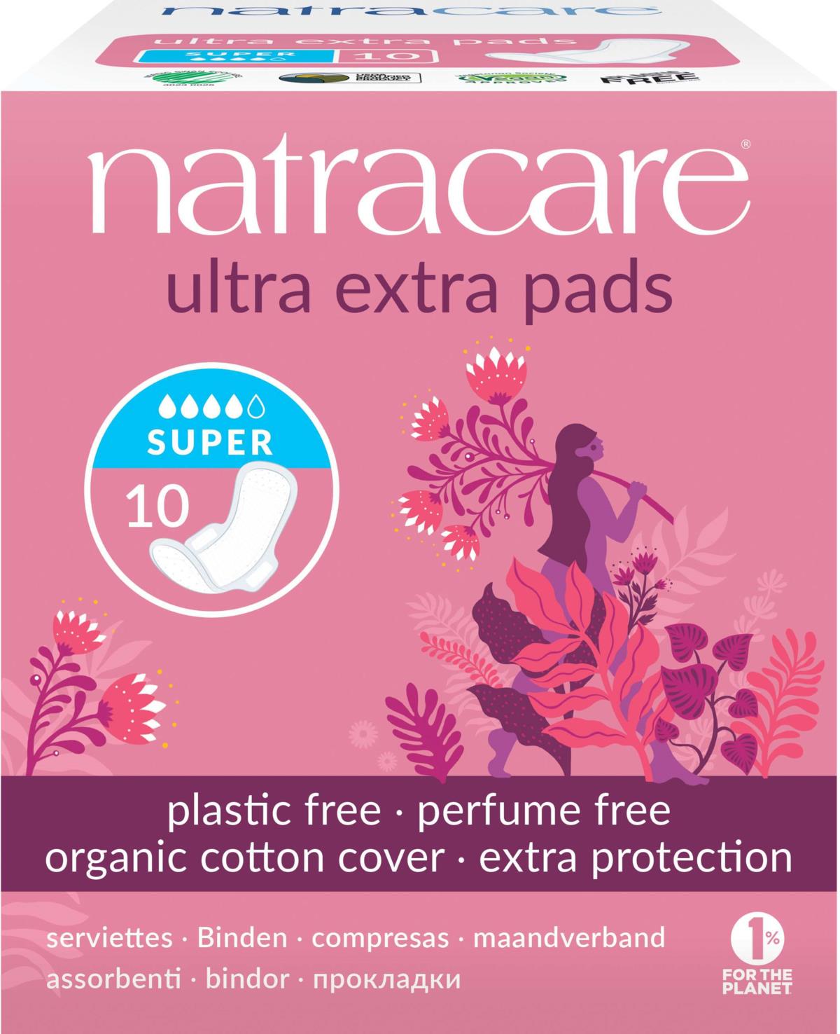Natracare Ultra Extra Pads Super 10 pcs | lyko.com