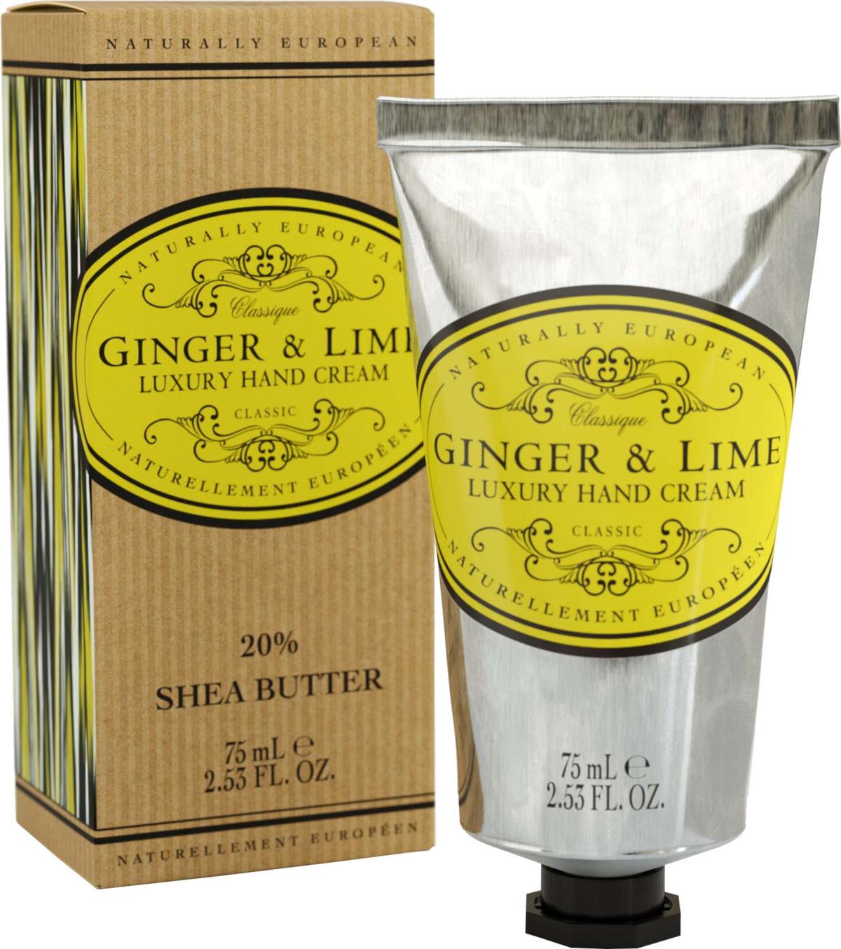 Naturally European Ginger And Lime Hand Cream 75 Ml