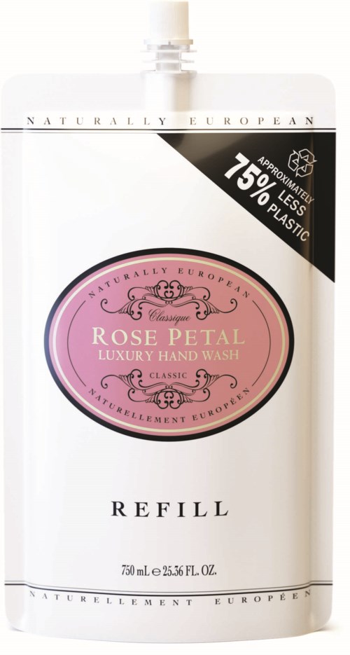 Naturally European Rose Petal Refill Hand Wash 750 ml | lyko.com