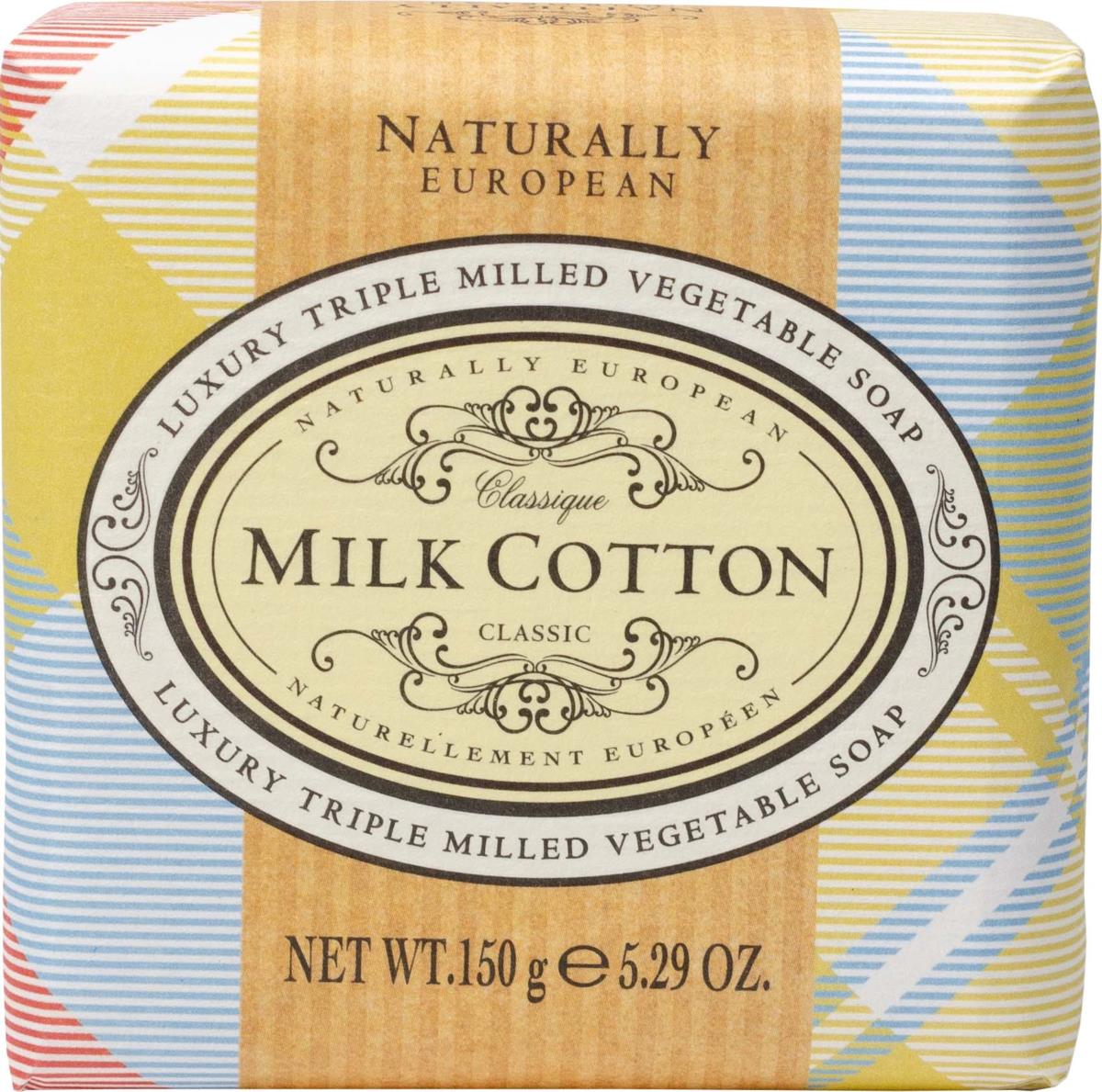 Naturally European Milk Cotton Soap 150 g | lyko.com