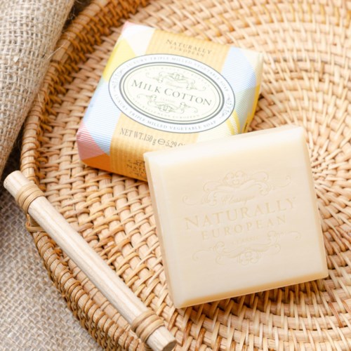 Naturally European Milk Cotton Soap 150 g | lyko.com