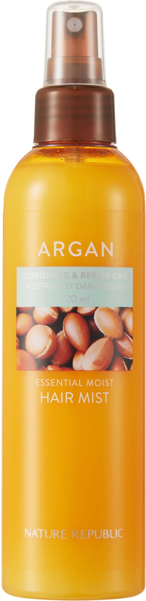 Nature Republic Argan Essential Moist Hair Mist 220 ml | lyko.com