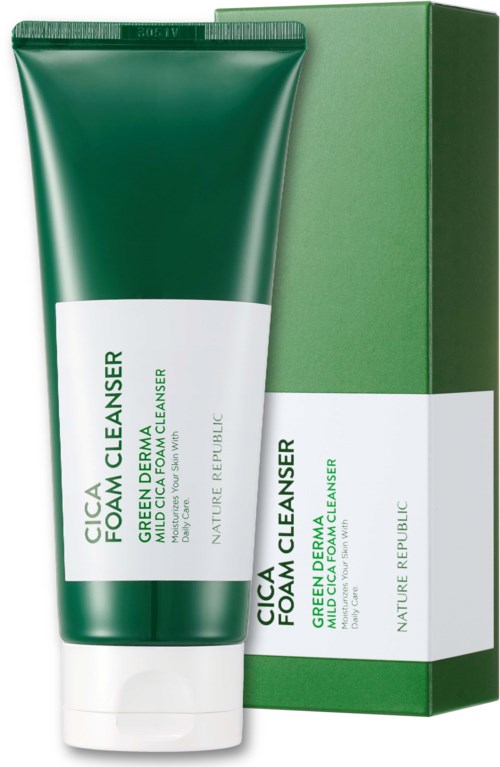 Nature Republic Green Derma Mild Cica Foam Cleanser 150 ml | lyko.com