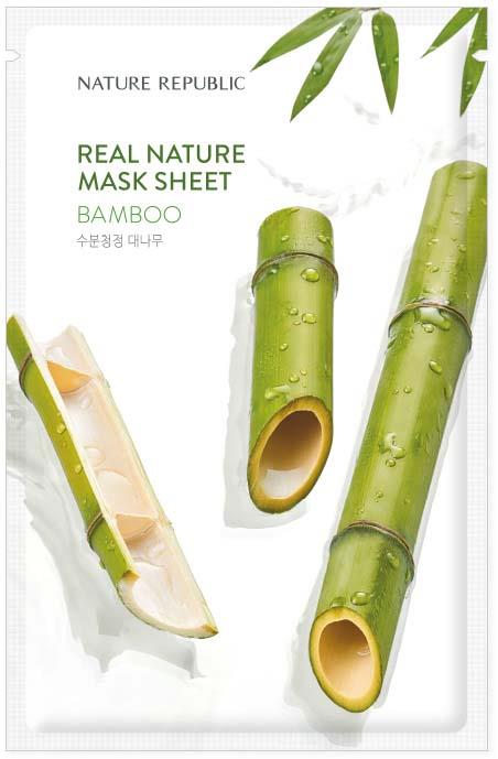 Nature Republic Real Nature Bamboo Mask Sheet | lyko.com