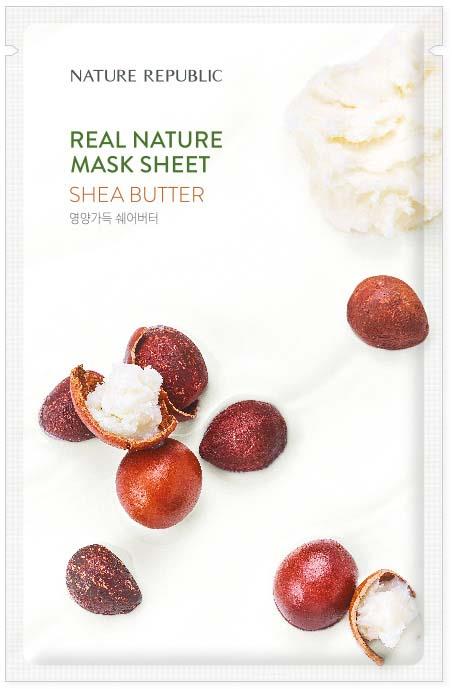 Nature Republic Real Nature Shea Butter Mask Sheet | lyko.com