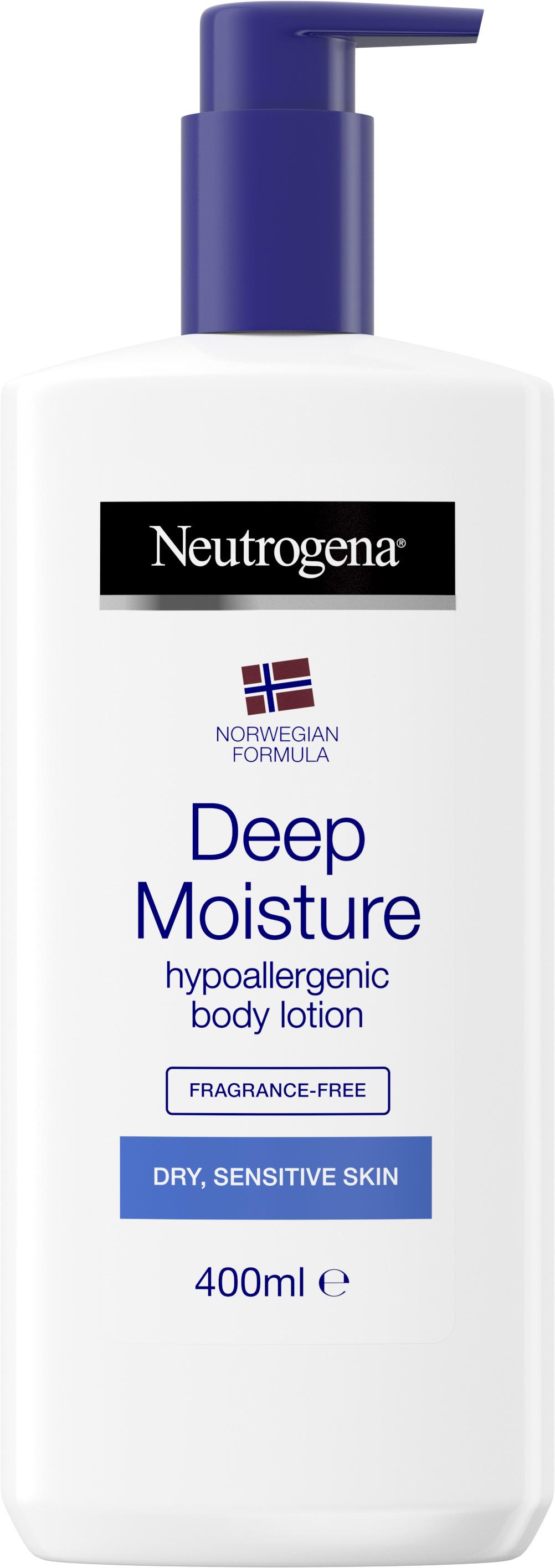 Neutrogena Norwegian Formula Deep Moisture Hypoallergenic Body Lotion ...