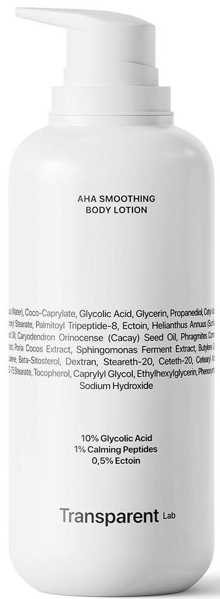 NICHE BEAUTY LAB Transparent Lab AHA Smoothing Body Lotion 400 ml ...