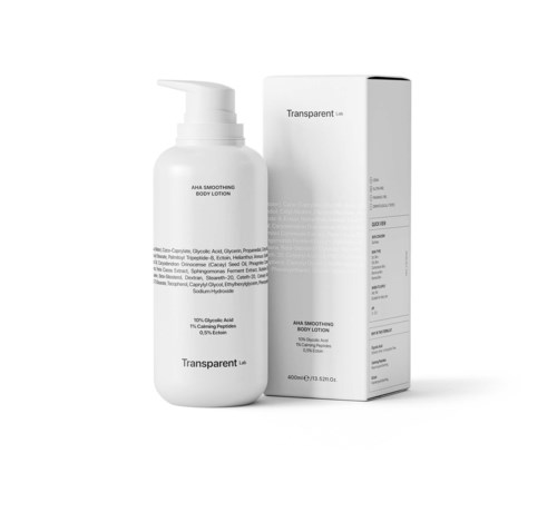 NICHE BEAUTY LAB Transparent Lab AHA Smoothing Body Lotion 400 ml ...