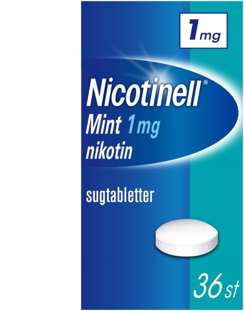 Nicotinell Mint 1 mg Nikotin Sugtabletter 36 st | lyko.com