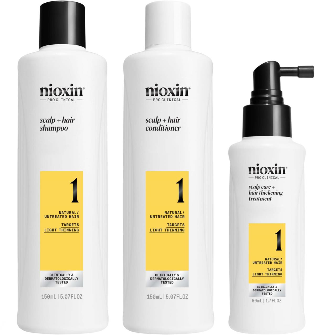 Nioxin System 1 Trial Kit for Thinning Hair | lyko.com