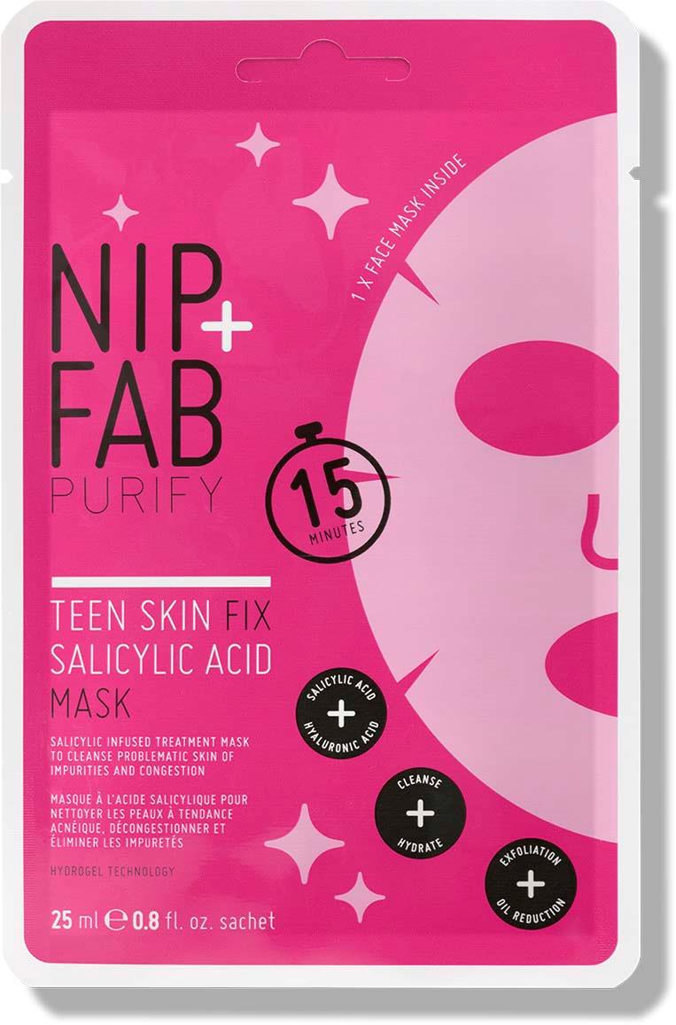 NIP+FAB Purify Teen Skin Fix Salicylic Acid Mask 1 pcs | lyko.com