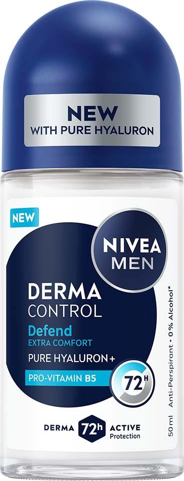 NIVEA Derma Control Antiperspirant Deo Defend Roll On 50 ml | lyko.com
