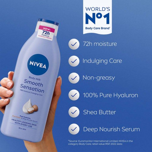 NIVEA Body Lotion Irresistibly Smooth 250 ml | lyko.com