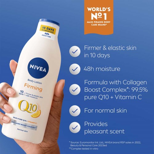 NIVEA Q10 Body Lotion Q10 Vitamin C 250 ml | lyko.com