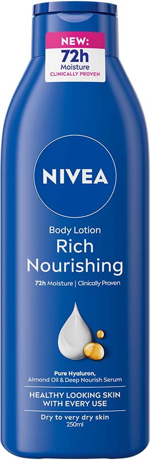 NIVEA Body Lotion Rich Nourishing 250 ml | lyko.com