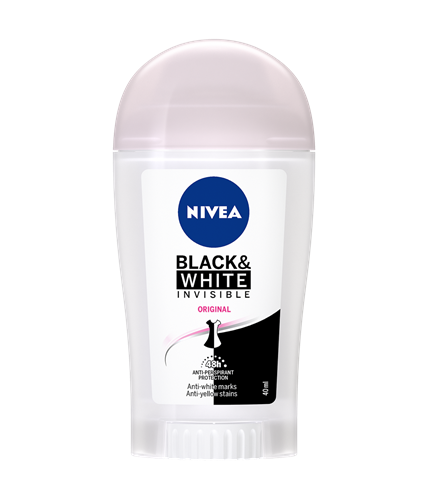 NIVEA Deo Invisible Black & White Clear Stick 40 ml | lyko.com