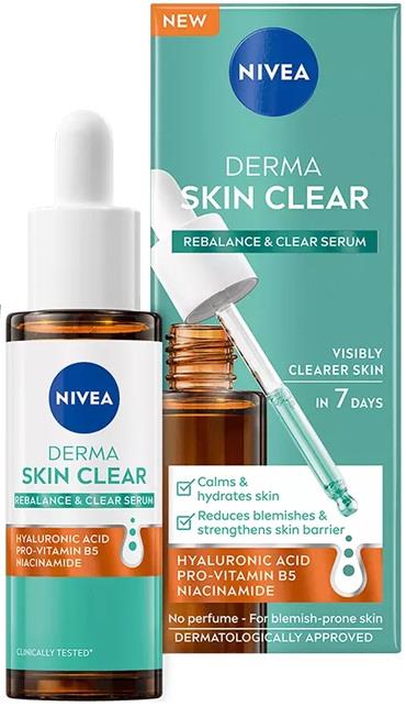 NIVEA Derma Skin Clear Rebalance & Clear serum 30 ml | lyko.com