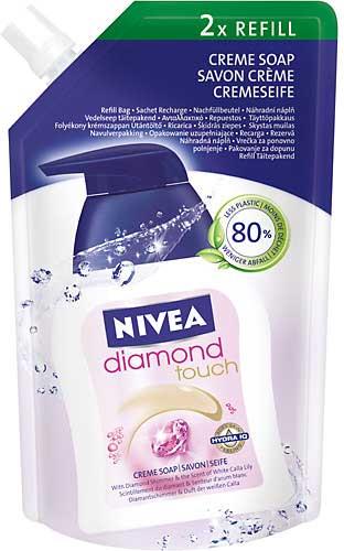 NIVEA Diamond Touch Flytande Tvål Refill 500 ml | lyko.com