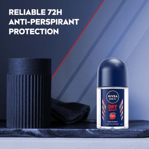 NIVEA MEN Dry Impact Roll On Mini 25 ml | lyko.com